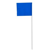 Cansel | Wire Flags - 4" x 5" x 30" - Blue - 100 per Bundle